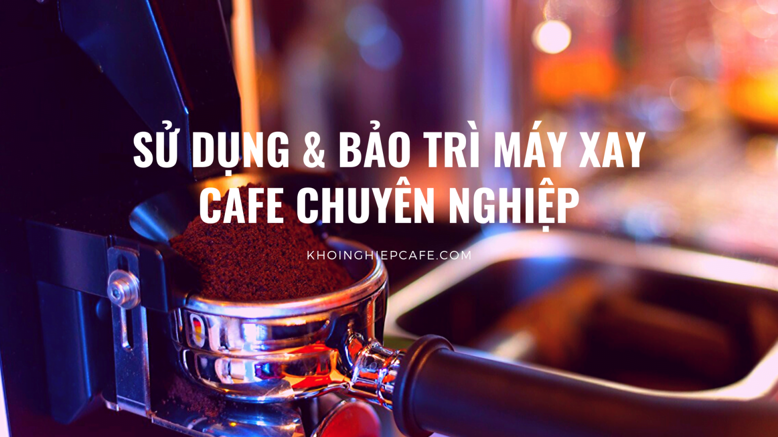 Hướng dẫn sử dụng và bảo trì các loại máy xay cafe chuyên nghiệp